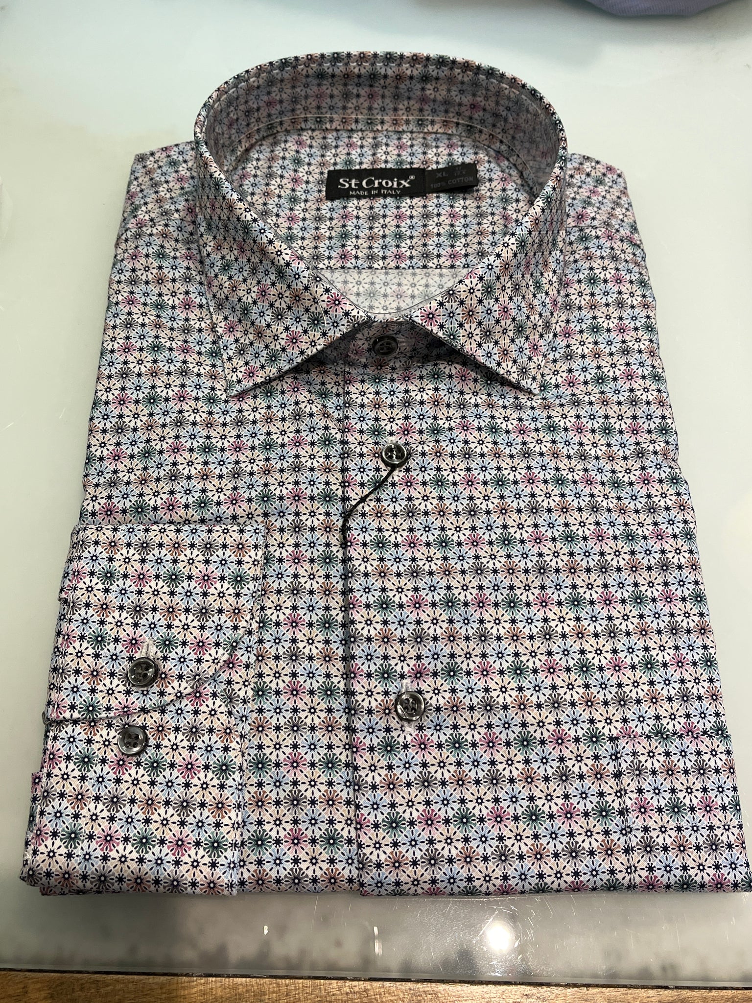 St Croix Dark Check Casual Shirt - Savile Lane