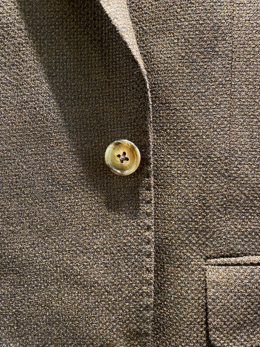 SAND - 6135 Hopsack Coat Brown – Savile Lane