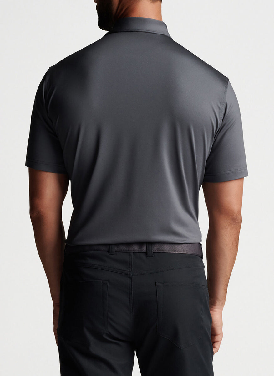 Peter Millar Solid Performance Jersey Polo Knit-Collar – Savile Lane
