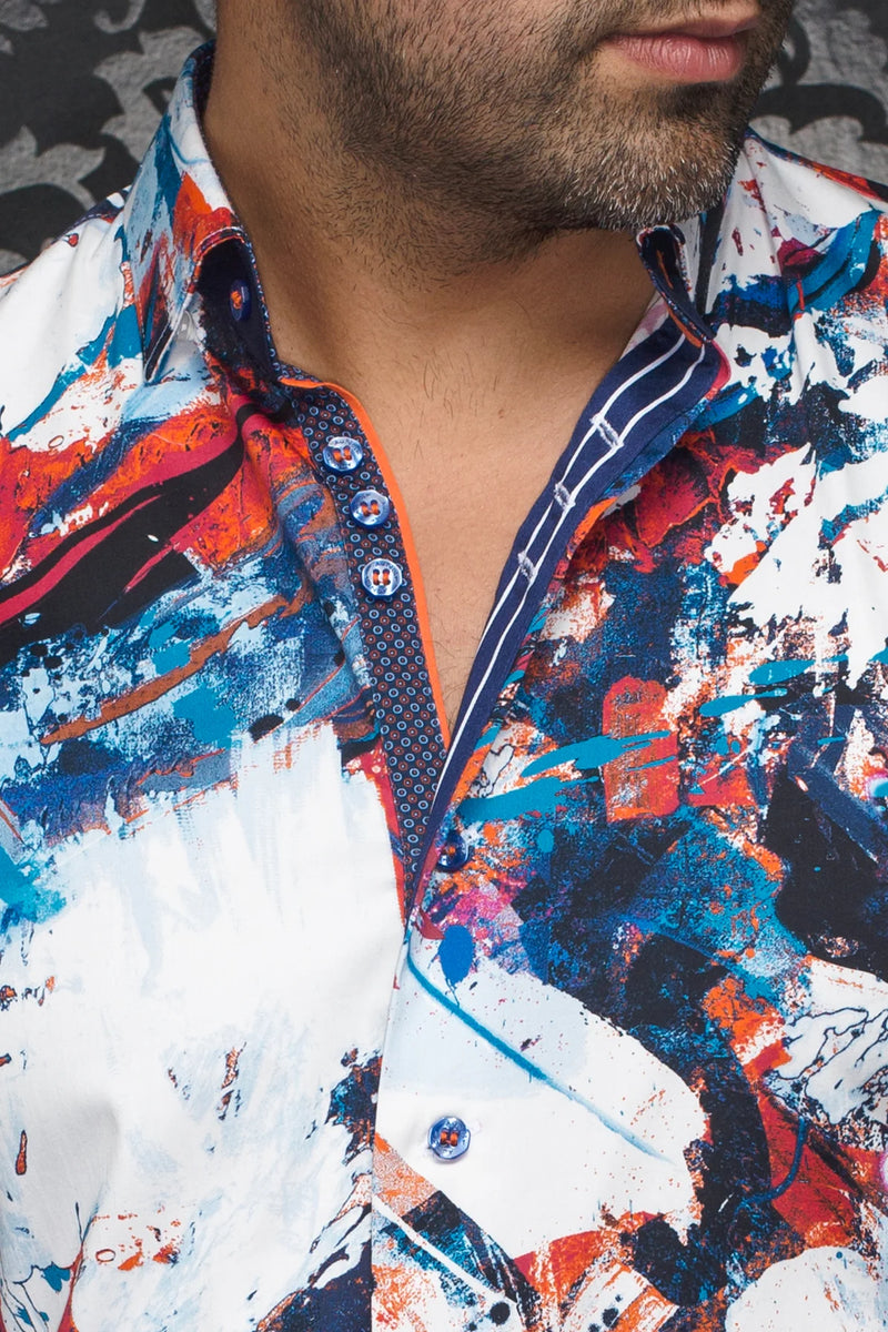 AU NOIR CHEMISE | OMAR, RED – Savile Lane