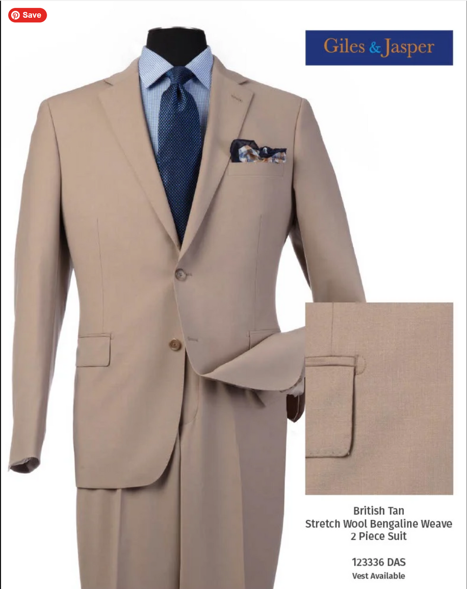 Giles & Jasper Suit in British Tan – Savile Lane