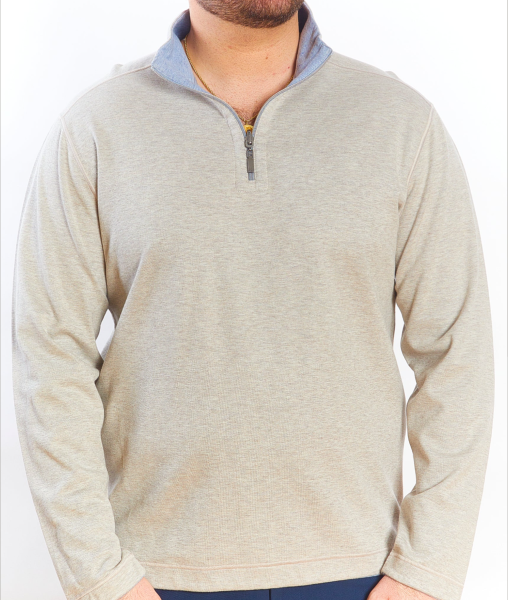 Nicoby Two Faced Reversible ¼ Zip – Savile Lane