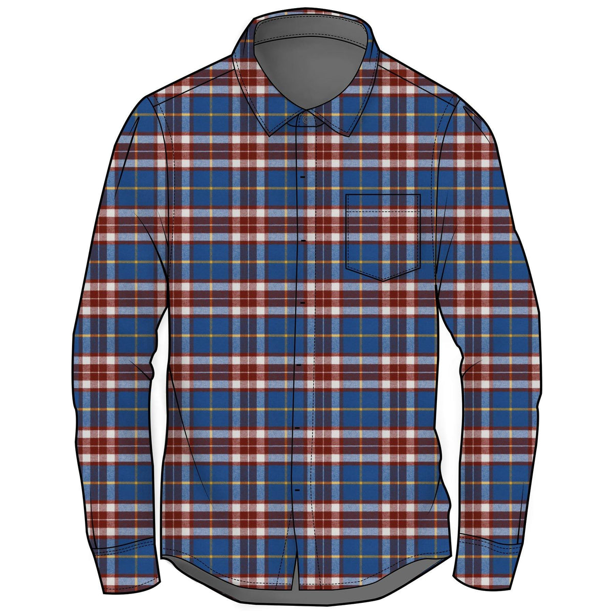 Custom Plaid Flannel Shirt – Savile Lane