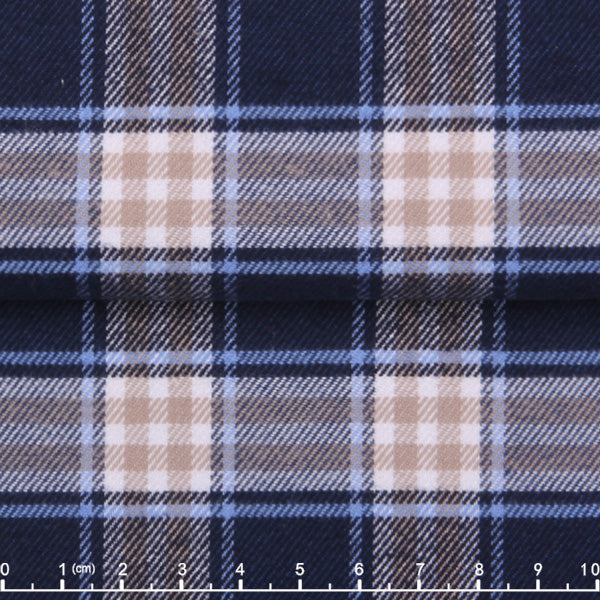Custom Blue Mixed Plaid Shirt – Savile Lane